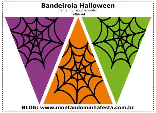 Kit festa Halloween para imprimir