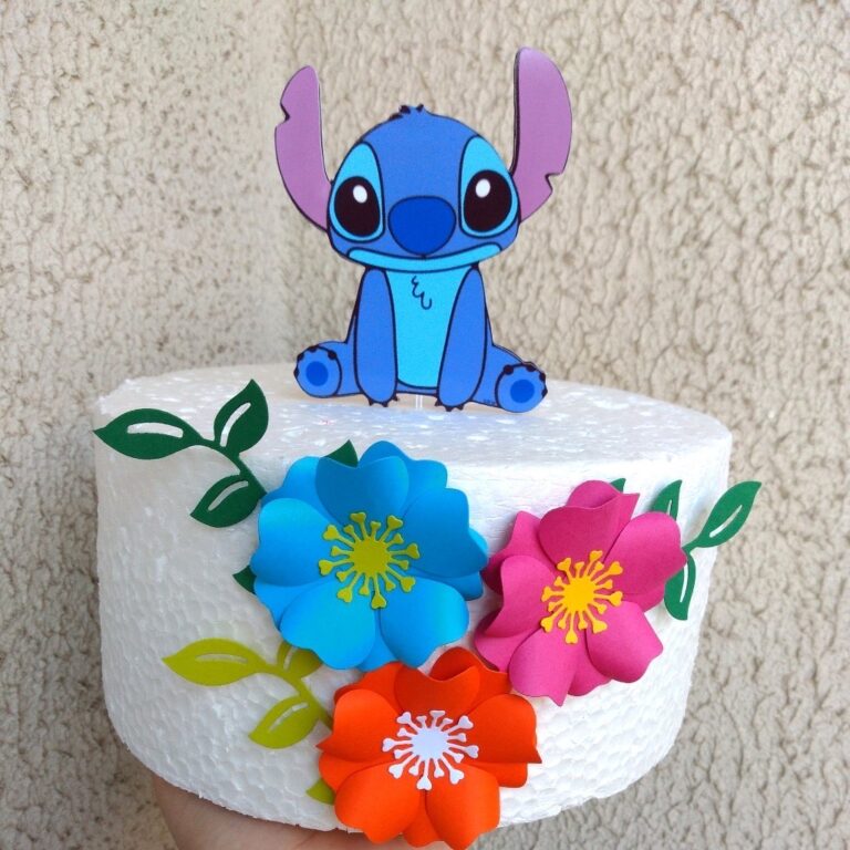 10 ideias de Topo de Bolo do Stitch para Encantar na Sua Festa