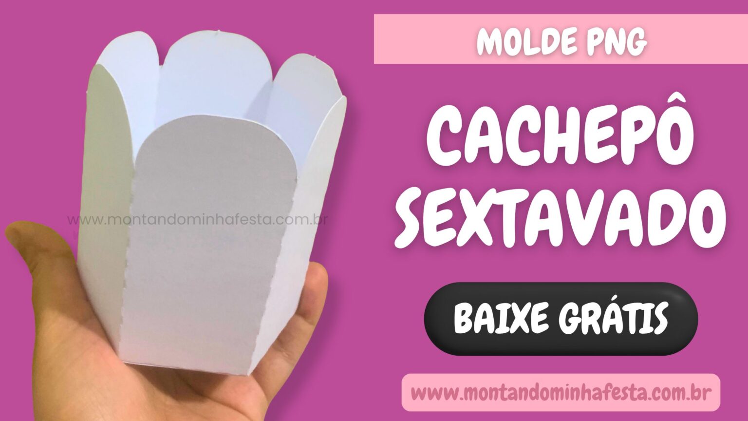 Arquivos cachepô para imprimir